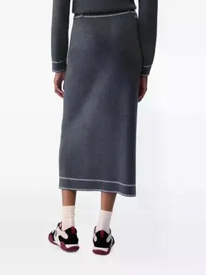 Liu Jo Midi Skirt In Silk Blend