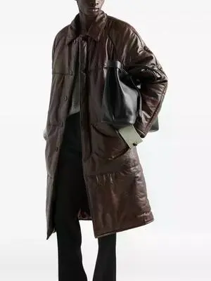 Prada Padded Nappa Leather Coat
