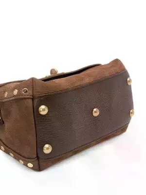 ZANELLATO Baby Postina Jones Studded Mini Bag - Brown