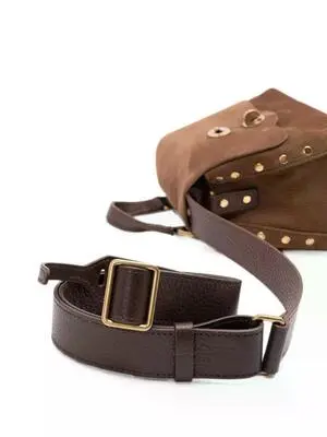 ZANELLATO Baby Postina Jones Studded Mini Bag - Brown
