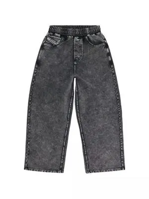 DIESEL® Sweatpants With Denim Effect