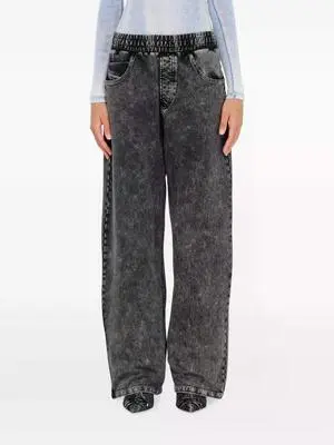 DIESEL® Sweatpants With Denim Effect