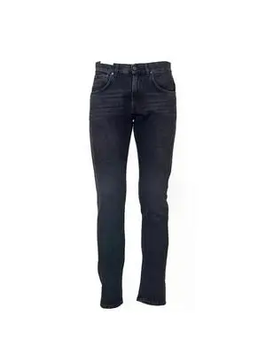 PT TORINO Breakbeat Straight-leg Jeans - Black