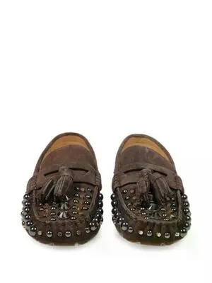 STRATEGIA SHOES Mykonos Stud-embellished Loafers