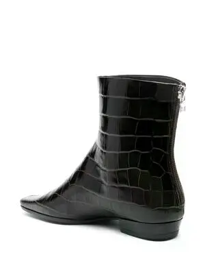 TOTEME The Western Crocodile-effect Boots