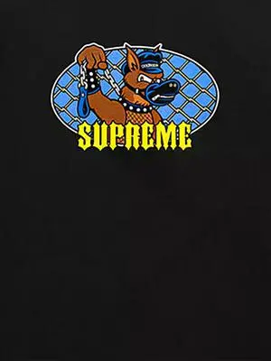 Supreme Leash Graphic-print T-shirt - Black