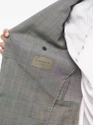 Corneliani District-check Wool Blazer