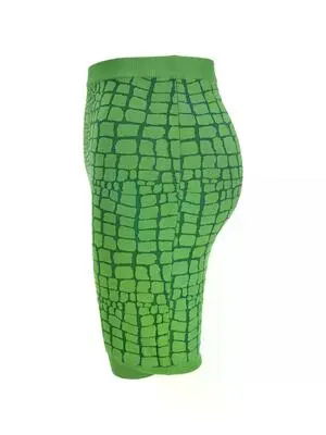 Moschino 2000s Animal Print Knitted Skirt