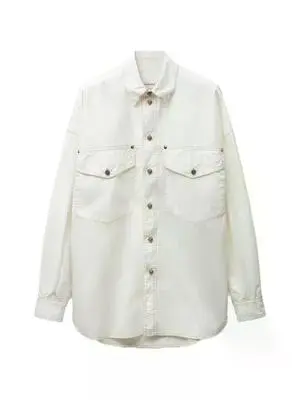 Versace Cotton-poplin Shirt - White