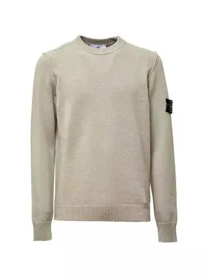 Stone Island 5100072 Lambswool Sweater - Neutrals