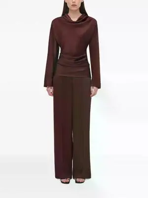 Simkhai Kyra High-waisted Wide-leg Trousers