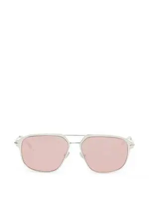 Isabel Marant Arro Double-bridge Pilot-frame Sunglasses - Silver