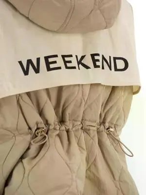 Max Mara Reversible Water-repellent Canvas Padded Gilet Ivory - Neutrals