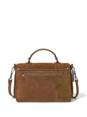 Proenza Schouler Medium Ps1 Suede Crossbody Bag - Brown