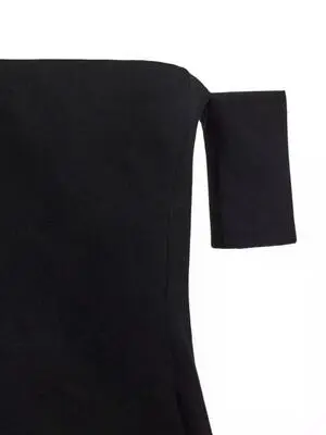 HIGH SPORT Sela Off-the-shoulder Top - Black