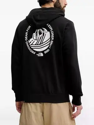 The North Face Logo-print Pouch-pocket Hoodie
