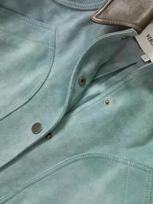 Veronica Beard Walters Cropped Suede Jacket