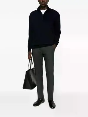 LISA YANG Augustus Quarter-zip Sweater