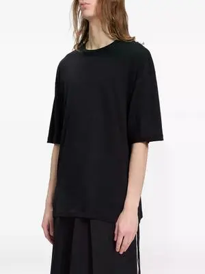 ANN DEMEULEMEESTER Slogan-print Cotton T-shirt