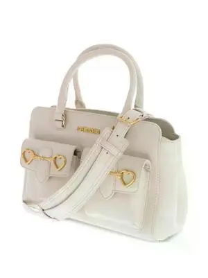 Moschino Heart-motif Pocket Tote Bag