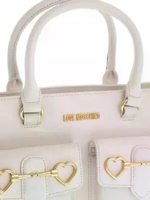Moschino Heart-motif Pocket Tote Bag