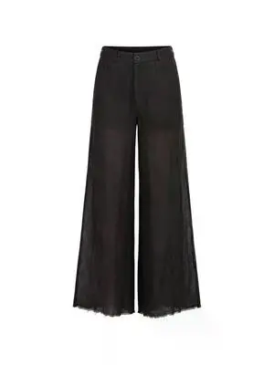 Masnada Baggy Frayed-edge Trousers