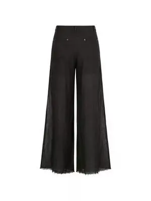 Masnada Baggy Frayed-edge Trousers