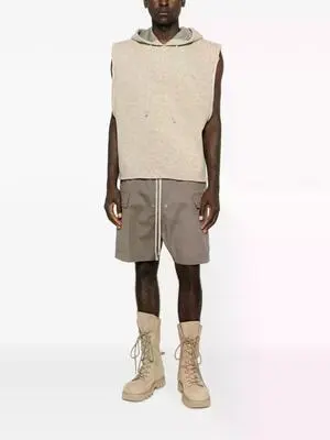 Rick Owens Sleeveless Hoodie Vest