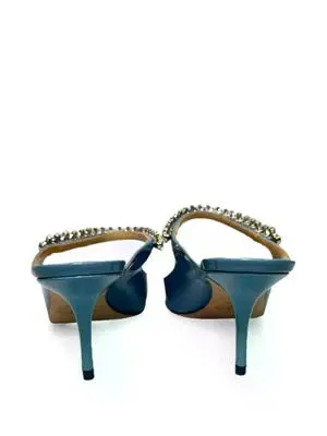 JIMMY CHOO 2010 Bing Crystal-strap Mules