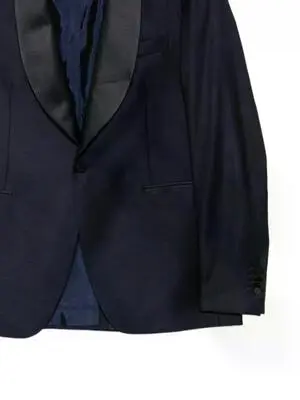 Tagliatore Satin-trim Shawl-lapel Suit
