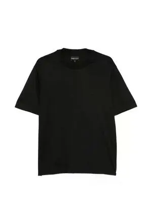 Emporio Armani Logo-embroidered T-shirt