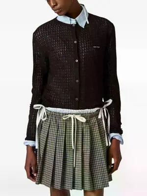 Miu Miu Cashmere And Silk Cardigan