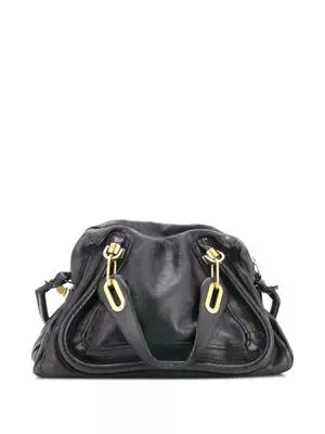Chloé Paraty Medium Leather Satchel - Black