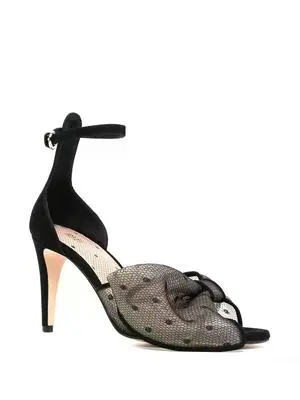 Red Valentino Rebel Bow Sandals - Black