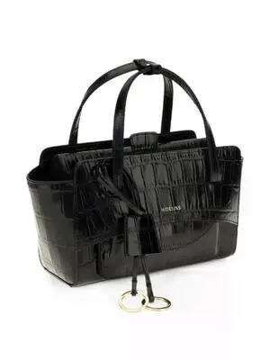 B Sides Croc-effect Leather Shoulder Bag