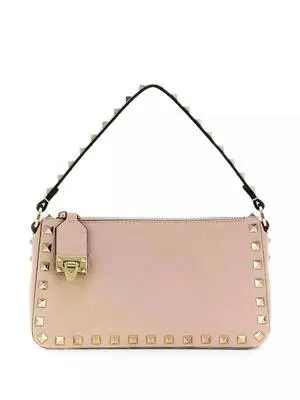 Valentino Garavani Rockstud Leather Shoulder Bag - Pink