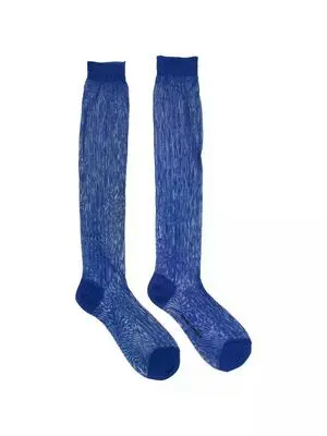 Dsquared2 Long Ribbed Socks - Blue