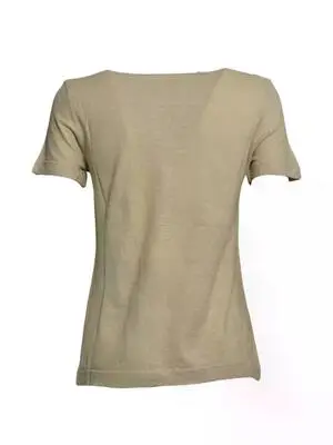 SOLOTRE Button-placket Short-sleeve T-shirt