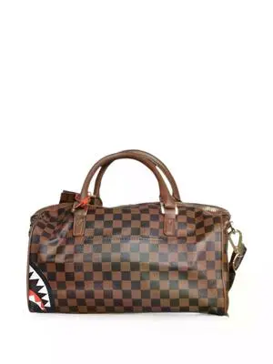 SPRAYGROUND Check-pattern Shark-mouth Bowling Bag