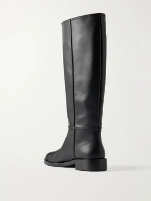 GIANVITO ROSSI Riding Leather Knee-height Boots