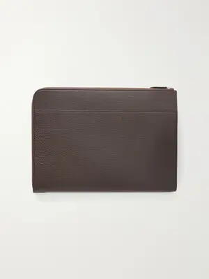 Smythson Ludlow Textured-leather Laptop Case