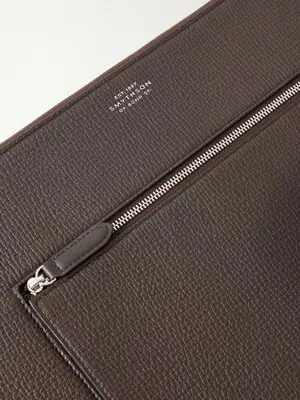 Smythson Ludlow Textured-leather Laptop Case
