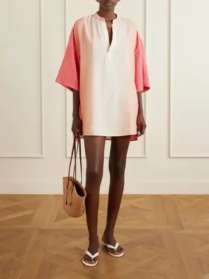 MARRAKSHI LIFE Striped Cotton Coverup