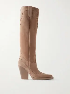 Paris Texas El Dorado Suede Knee-high Boots