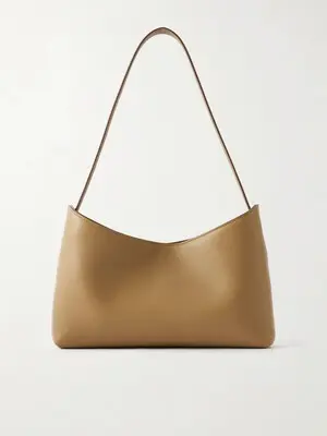 THE ROW Alma Baguette Leather Shoulder Bag - Yellow