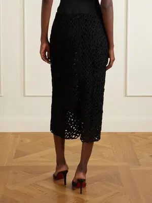 DIOTIMA Marseille Crocheted Midi Skirt