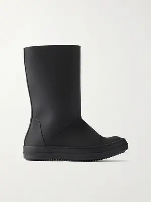 Rick Owens Leather Boots - Black