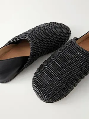 JW Anderson Woven Leather Mules