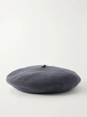 MAISON MARGIELA Felted Wool Beret - Gray