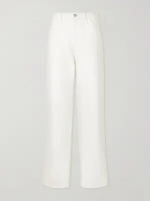 NILI LOTAN Arnaud Carpenter Straight-leg Jeans - Neutrals